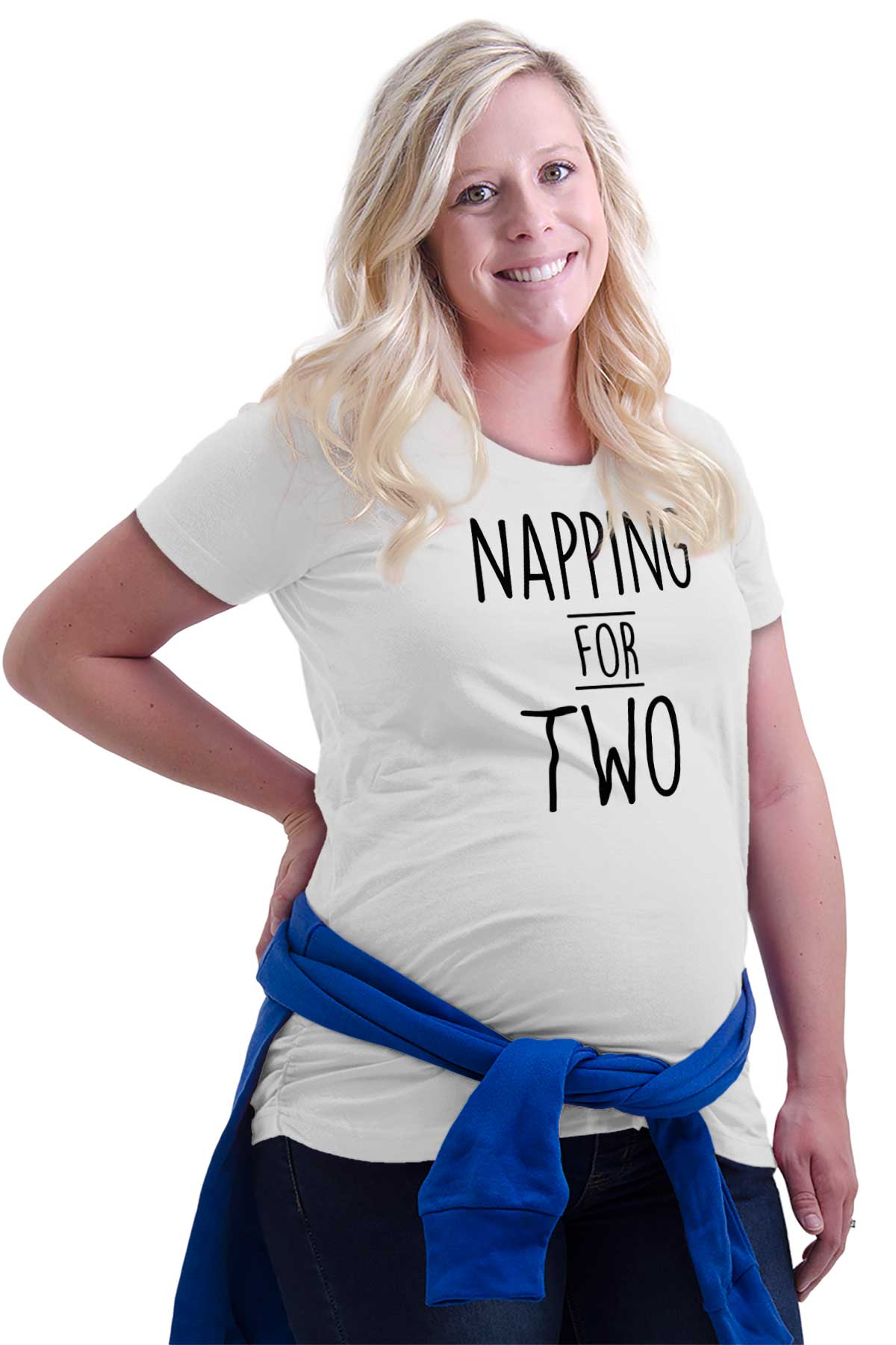 Maternity Napping For Two Funny Cute Mom Pregnant Expecting Maternity T ...